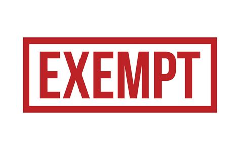 Exemption Vector Art Icons And Graphics For Free Download