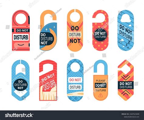Do Not Disturb Hotel Vector