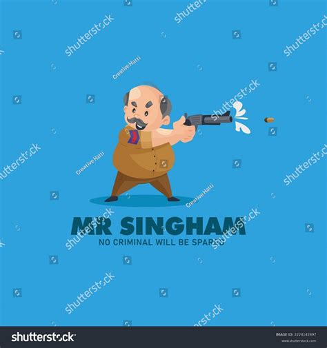 Mr Singham No Criminal Will Be Stock Vector Royalty Free 2224142497