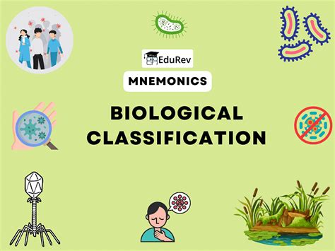 Mnemonics Biological Classification Science And Technology For Upsc Cse Pdf Download