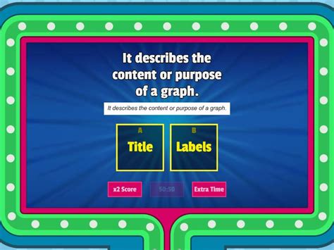 Distance Time Graph Gameshow Quiz