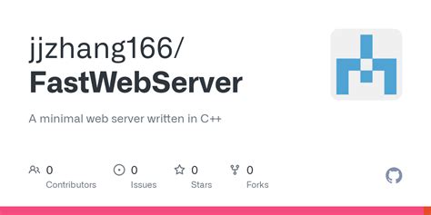Github Jjzhang166fastwebserver A Minimal Web Server Written In C