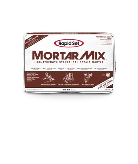 White Cap Rapid Set Cts Brown Mortar Mix 55 Lb Bag