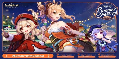 Genshin Impact Announces Summer Festival 2023 At Three Destinations In