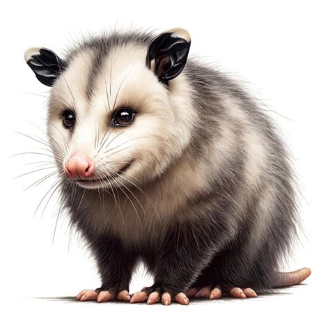 Cute Opossum Clip Art For Diy Projects Stickers Instant Download