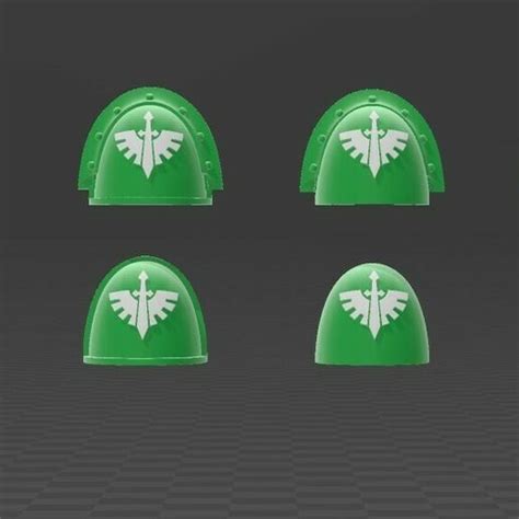 👼 Dark Angel Shoulder Pads Fummelfinger Edition・free 3d File For ・cults