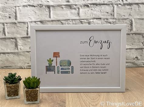 Geldgeschenk Zum Einzug Neue Wohnung Möbel Geschenk Wohnung Etsy