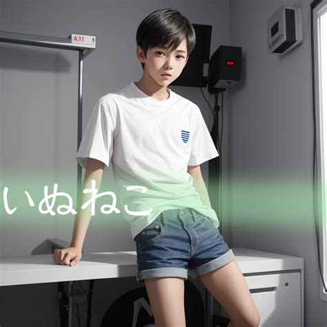 Yahoo オークション Ai イラスト 少年 半ズボン 短パン イケメン シ