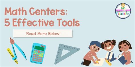 Math Centers 5 Effective And Worthwhile Math Tools
