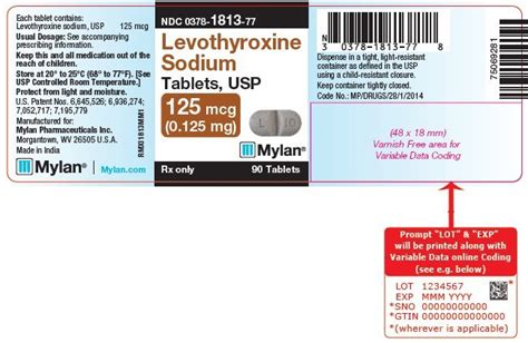 Levothyroxine Fda Prescribing Information Side Effects And Uses