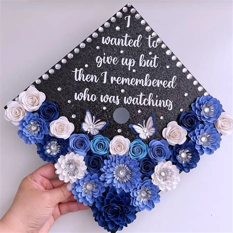 Floral Grad Cap Etsy