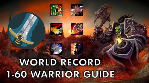 Classic Wow Warrior Leveling Guide Youtube