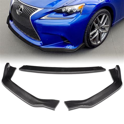 For 2014 2016 Lexus Is250 Is350 F Sport Carbon Look Front Bumper Body