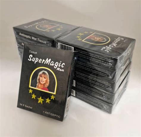 10 Box Super Magic Man Wet Antiseptic Tissue Longer Sex Delay