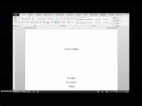 How To Create A Cover Page On Microsoft Word