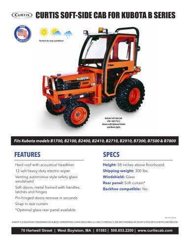 Cab Systems For John Deere® Curtis Industries Pdf Catalogs