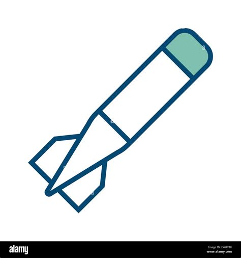 Torpedo Icon Vector Design Template In White Background Stock Vector