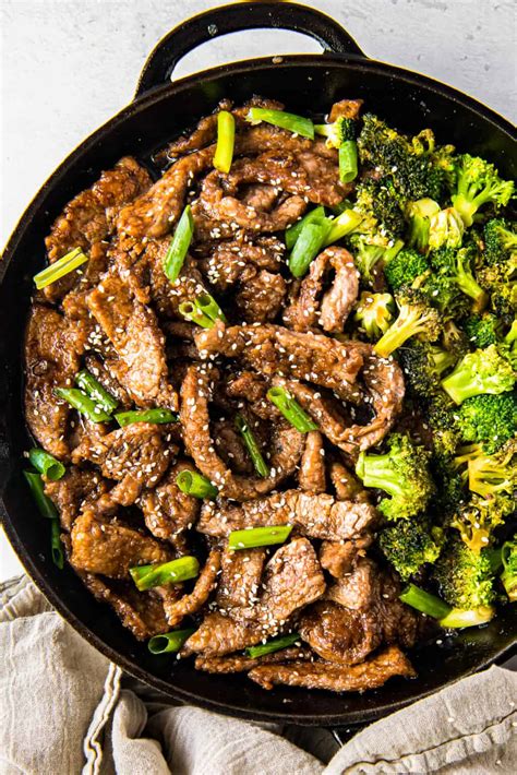 Mongolian Beef And Broccoli Recipe The Cookie Rookie®
