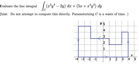 Multivariable Calculus Evaluate The Line Integral With The Given