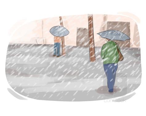 Definition And Meaning Of Rainfall Picture Dictionary