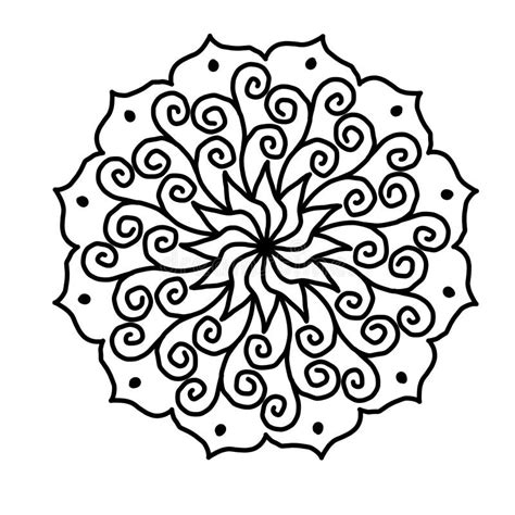 Basic Mandalas Are Geometric Designs Featuring A Circle Contained Stock