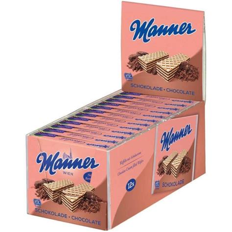Manner Chocolate Wafers 75g Exclusive Food Houses
