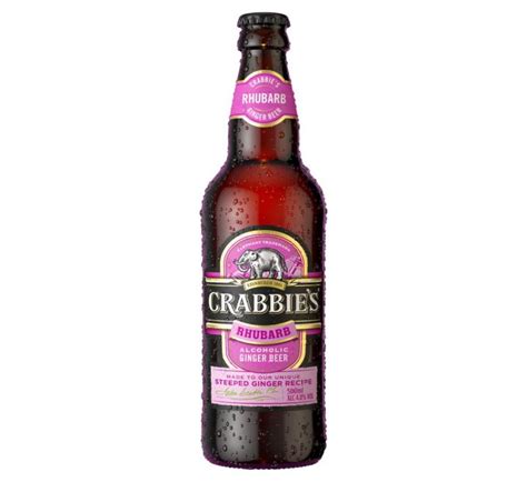 Buy Crabbies Rhubarb Alcoholic Ginger Beer Nrb 500ml X 12 Case Online