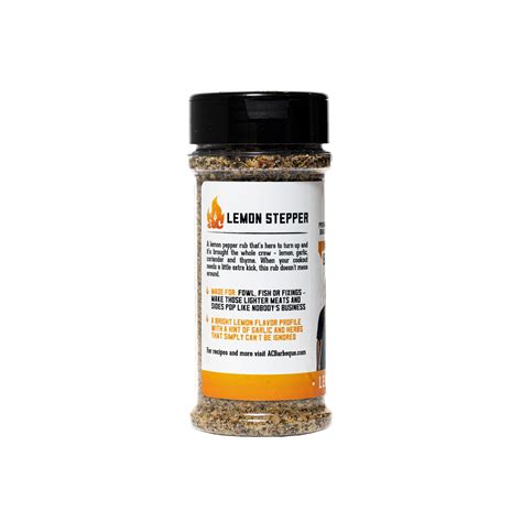 Lemon Stepper Lemon Pepper Rub Ac Barbeque