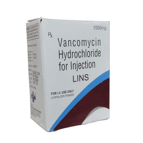 Lins Vancomycin Hydrochloride Vancomycin Hydrochloride 1000mg Iv