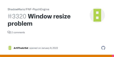 Window Resize Problem Issue ShadowMario FNF PsychEngine GitHub