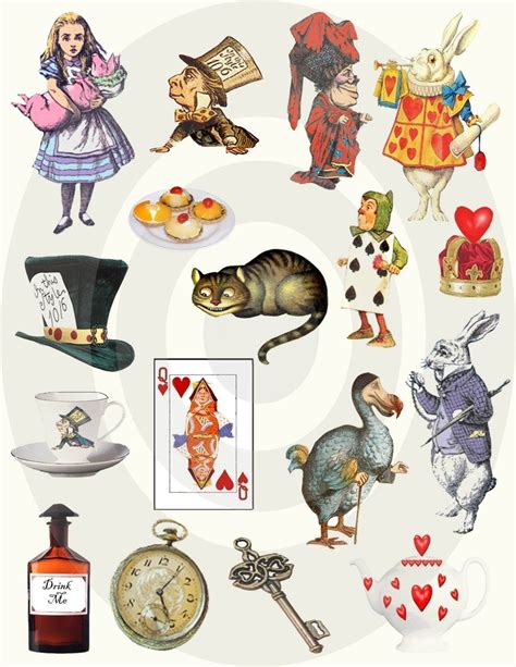 Printable Alice In Wonderland Characters Printable At A Glance