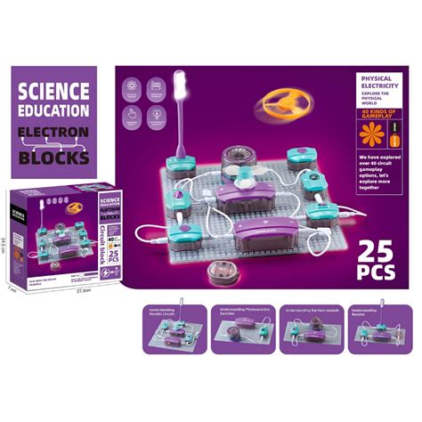 Ttoys Science Electron Blocks 40 Circuit Block Experiment Educational