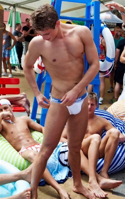 Swimmer Naked Wearing Jocktrap 3 My Own Private Locker Room