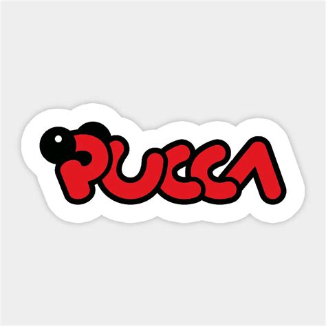 Cute Pucca Logo Sticker Perfect T For Pucca Lovers Pucca Logo
