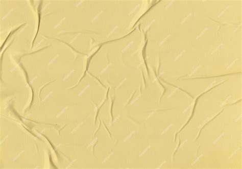 Premium Photo Glued Wrinkle Paper Poster Texture Background