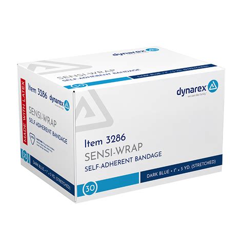 Dynarex Sensi Wrap Self Adherent Black 30 Count Medentrx