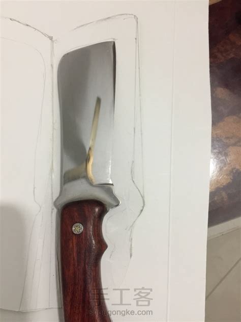 自制直刀和皮革刀鞘 手工客官网