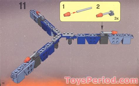 Lego 7252 Droid Tri Fighter Instructions And Parts List