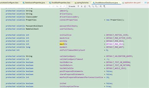 Druid和druid Spring Boot Starter区别，以及springboot项目中提示报错cannot Resolve Configuration Property