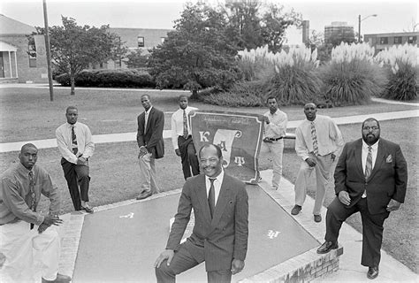 Members Of Alpha Kappa Psi Group Photograph By Claflin University
