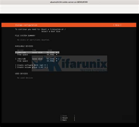 Install Ubuntu 2404 With Uefi And Software Raid 1