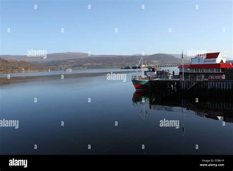 Cruise Ship Souters Lass Crannog Restaurant Fort William Scotland April