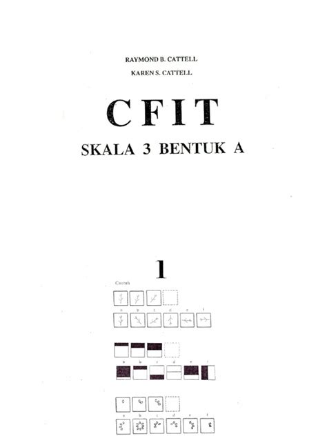 Soal Cfit Pdf
