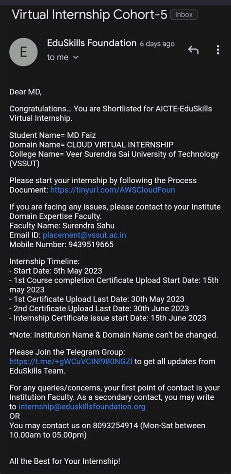Md Faiz On Linkedin Im Glad To Share That I Had Been Shortlisted For Aws Cloud Computing