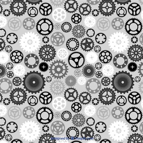 Premium Vector Gear Pattern