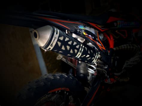 Motoes Exhaust Muffler Pipe Shield Protector Guard For Ktm Husqvarna