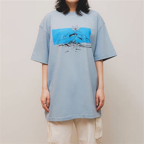 Tシャツ アシッドブルー Free Tooka Base