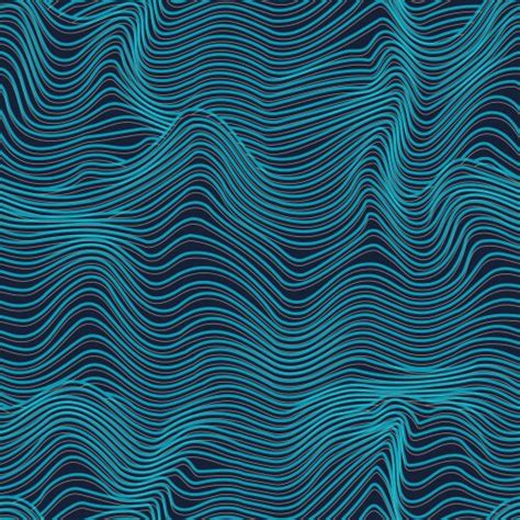 Retro Curved Lines Seamless Pattern Royalty Free Vector