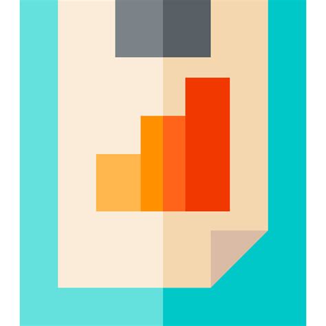 Analytics Basic Straight Flat Icon