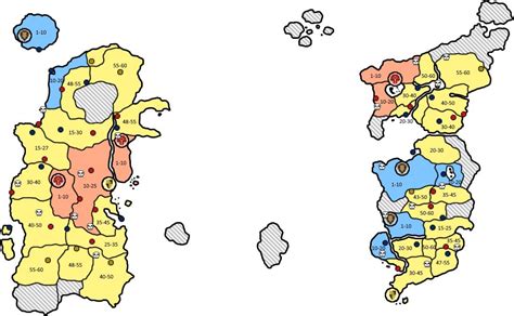 Simple Classic Zone Level Map Seperate Maps For Alliance And Horde Flight Paths R Classicwow